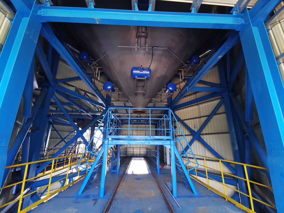 Air Cannon Applications in Cement Industry Steel Silos